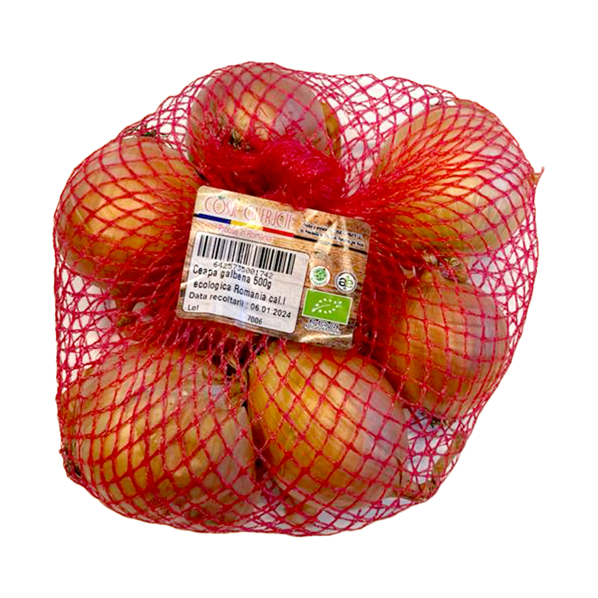 Cosul cu Fructe ECO Ceapa galbena ambalata