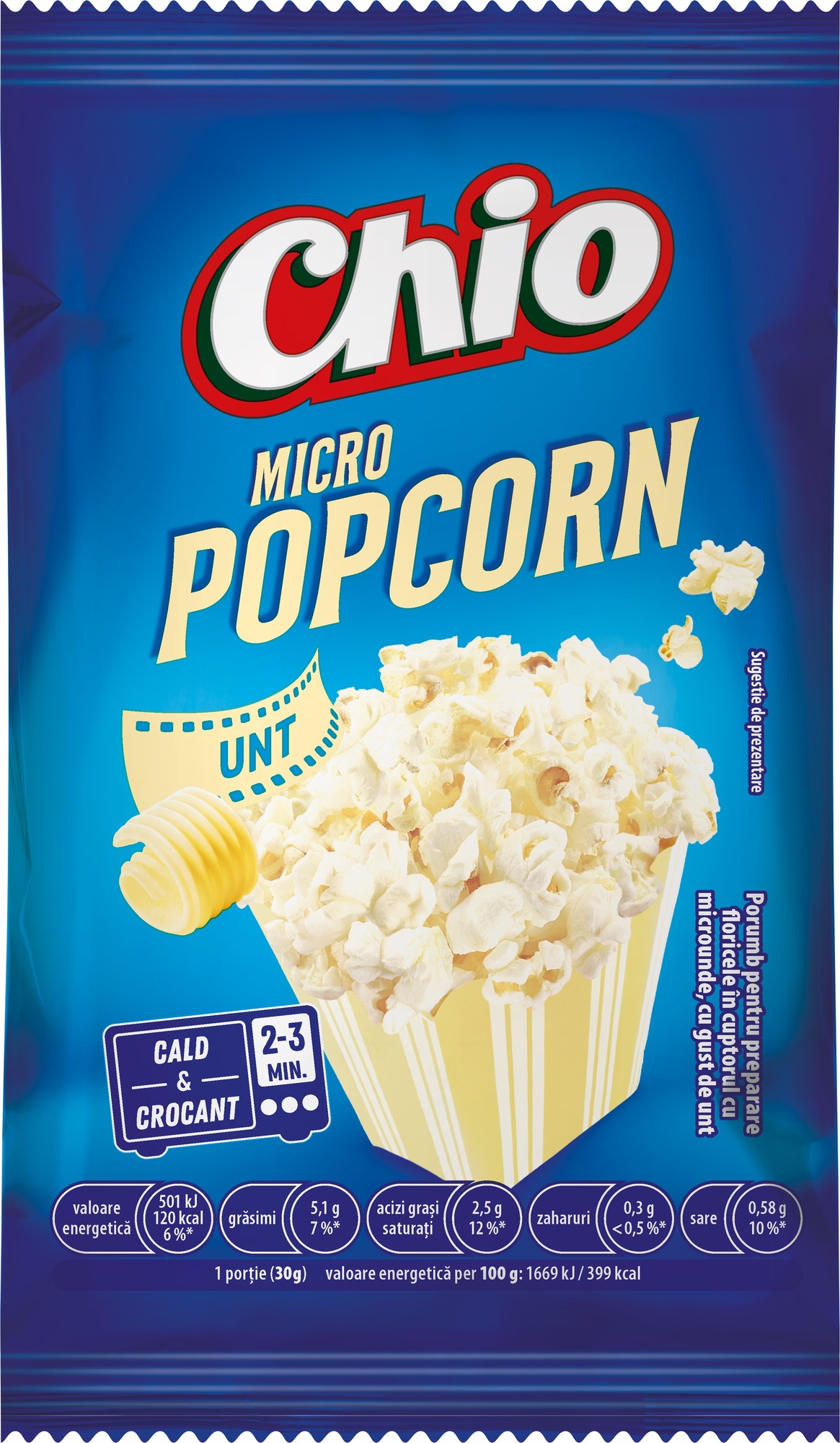 Chio Popcorn Unt microunde