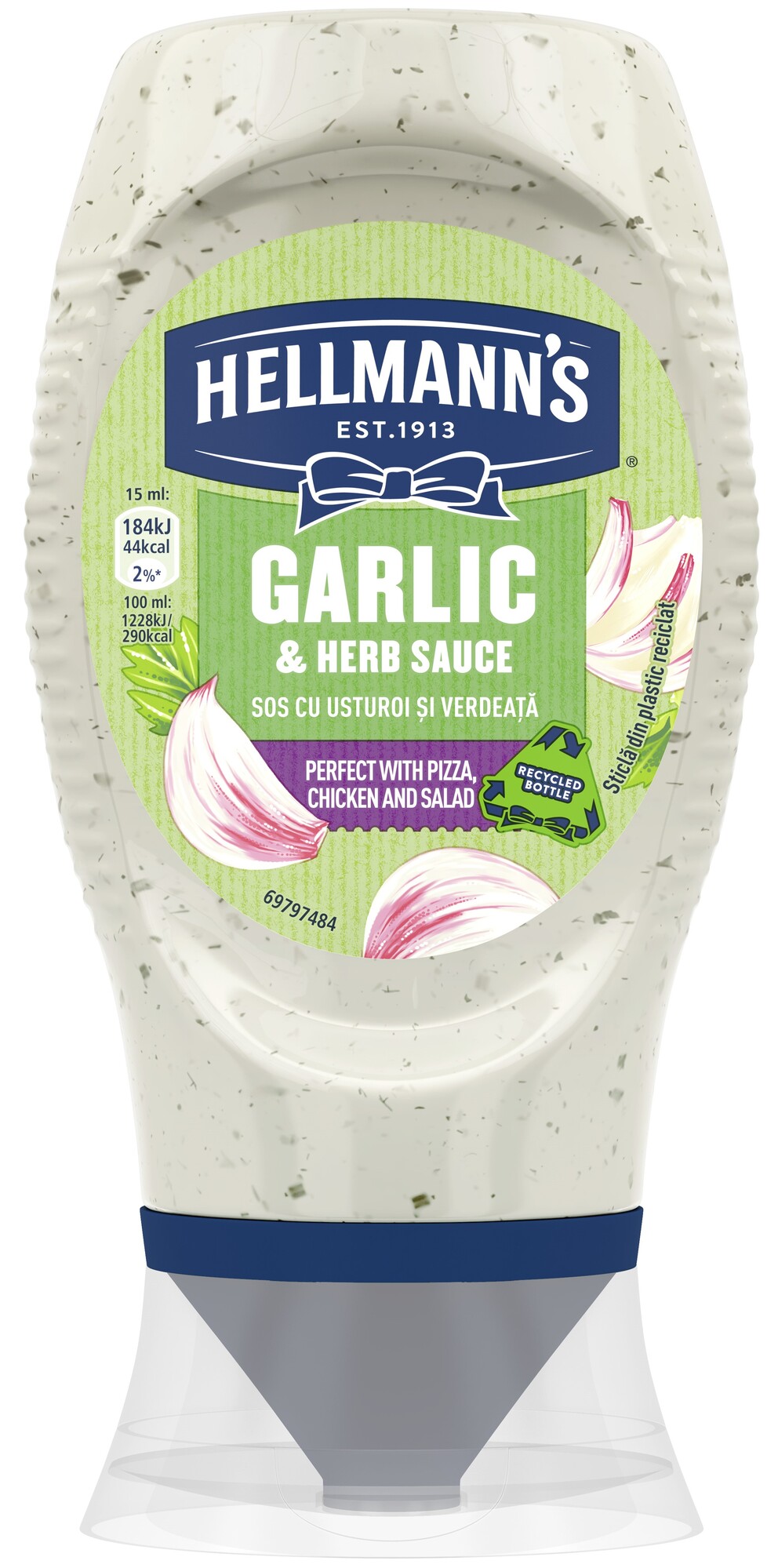 Hellmann’s Garlic Herb Sos cu usturoi si ierburi