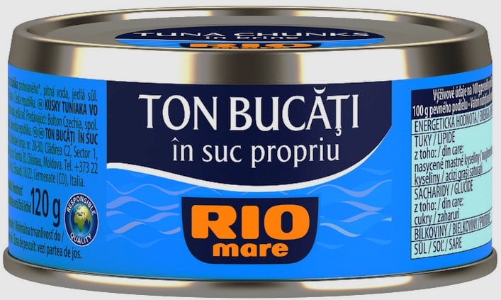 Rio Mare Ton bucati in suc natural