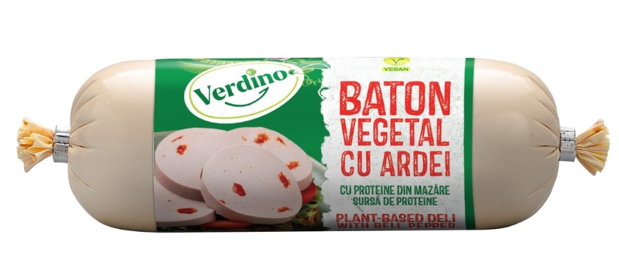 Verdino Deli Alternativa vegetala la parizer cu ardei gras