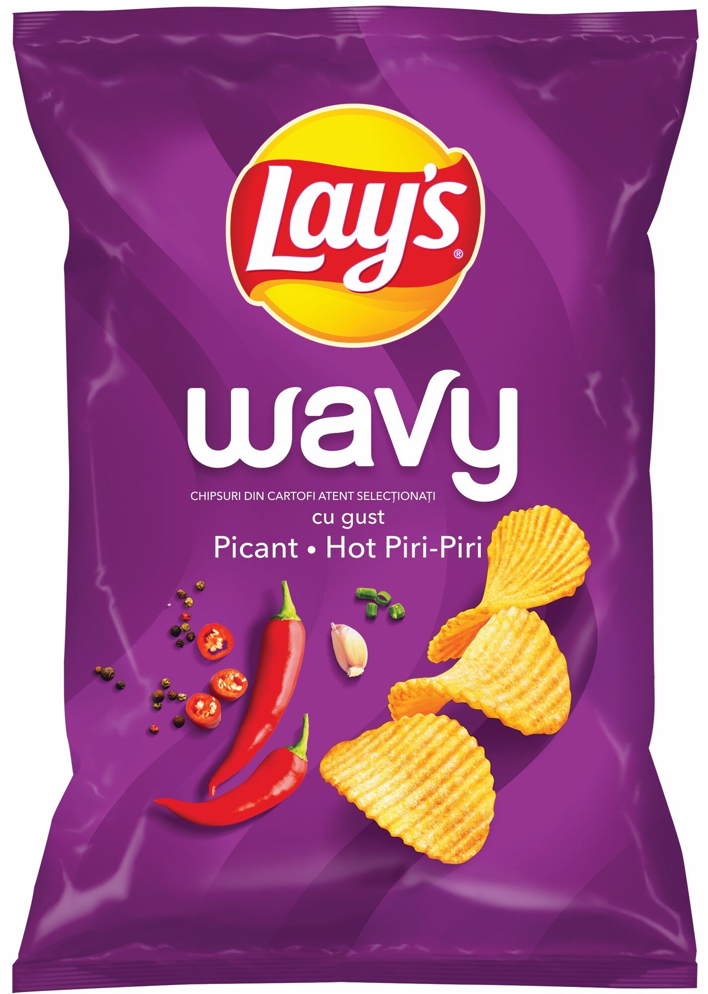 Lay's Wavy Chips cu piri piri