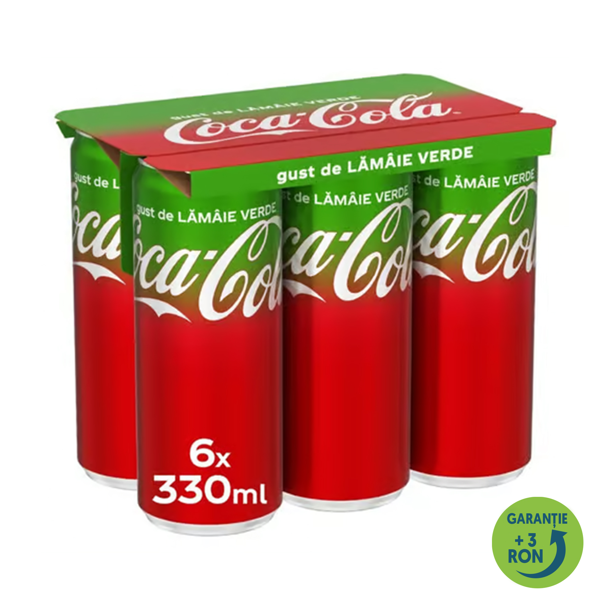 Coca-Cola Lime Bautura racoritoare carbogazoasa doza 6 pack