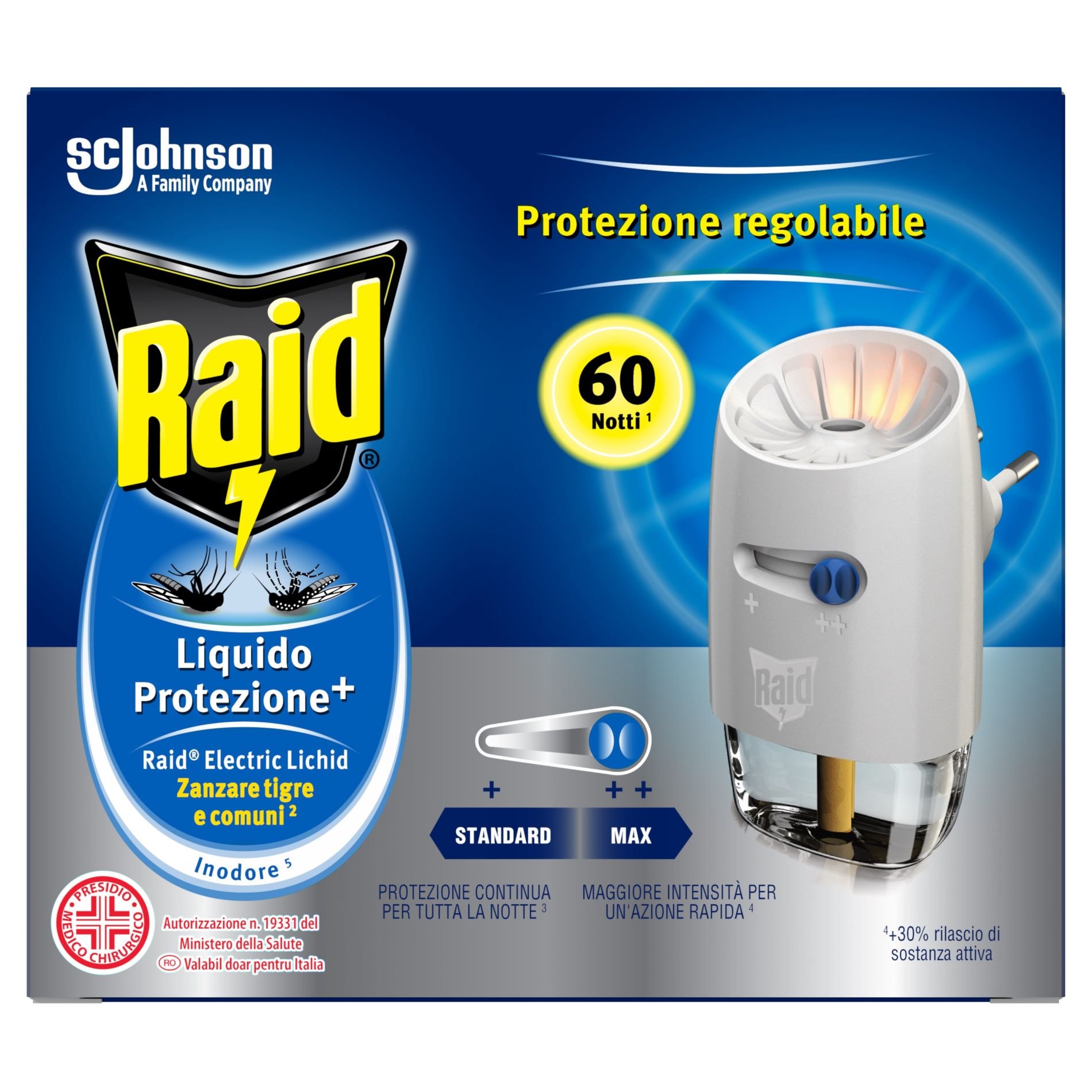 Raid Dual Air Aparat electric anti-tantari , cu temporizator