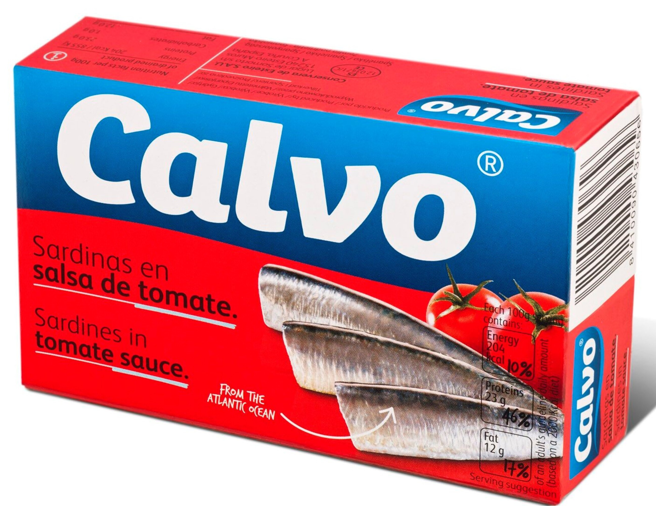 Calvo Sardine in sos de rosii