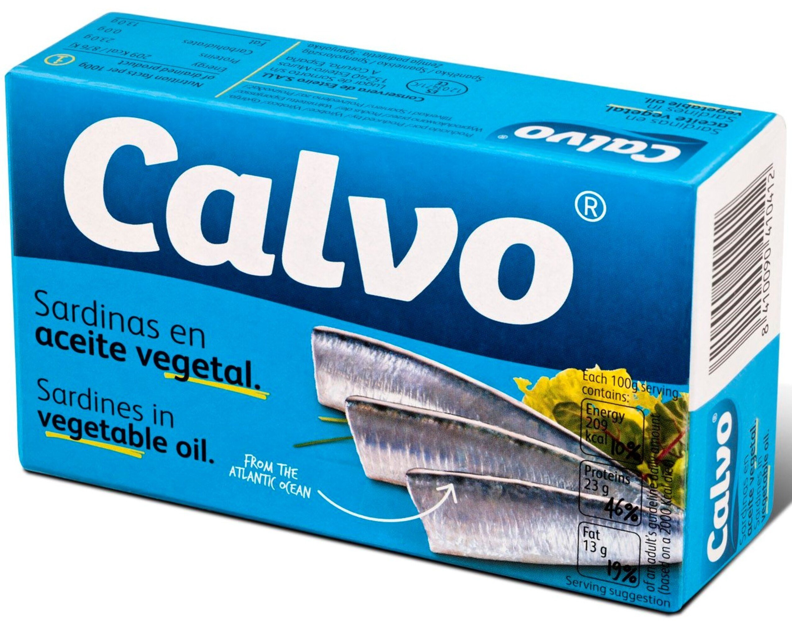 Calvo Sardine in ulei de floarea soarelui