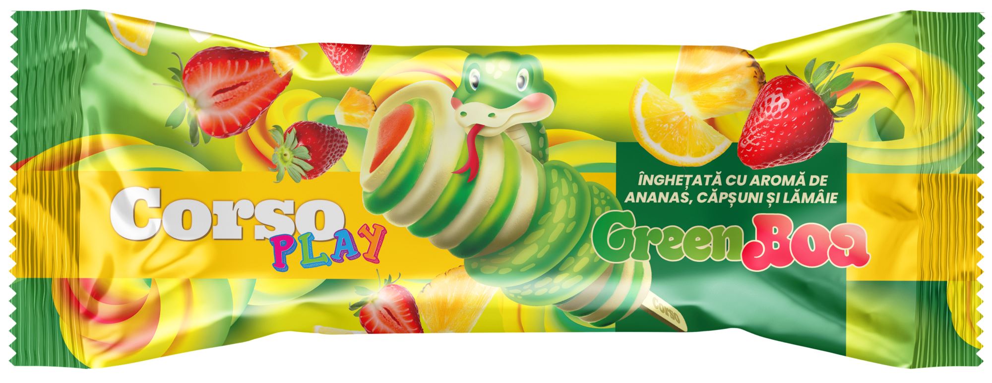 Corso Stick Play Green Boa Inghetata pe bat