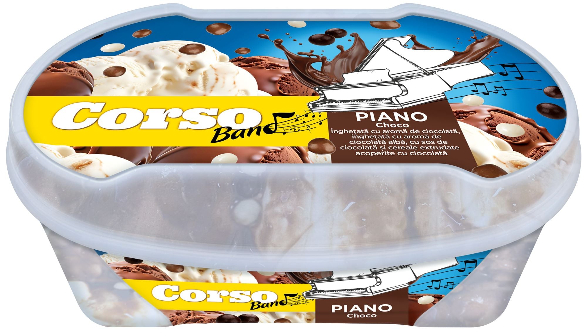 Corso Band Piani choco Inghetata cu aroma de ciocolata