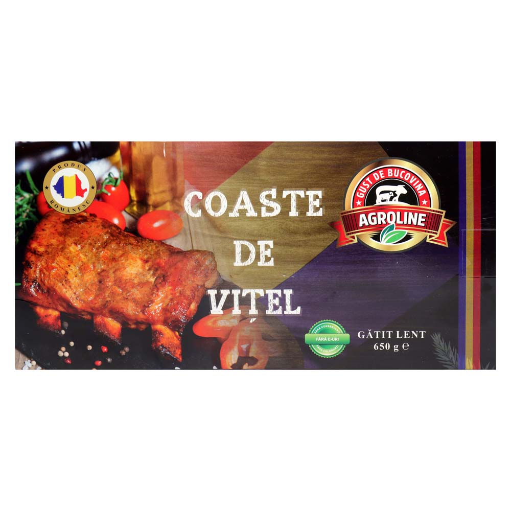Agroline Bucovina Coaste de vitel gatite lent