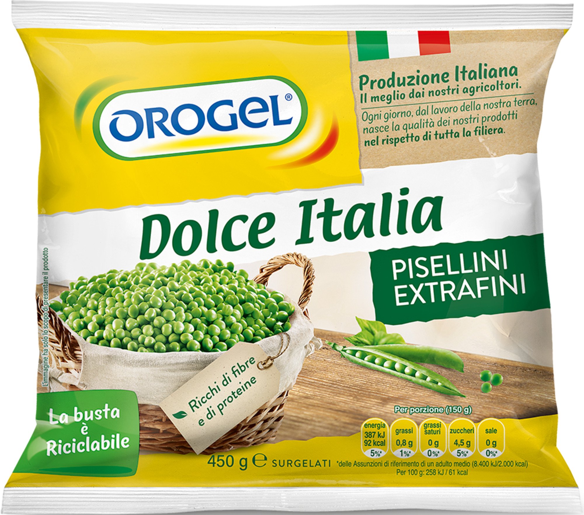 Orogel Mazare extra fina congelata