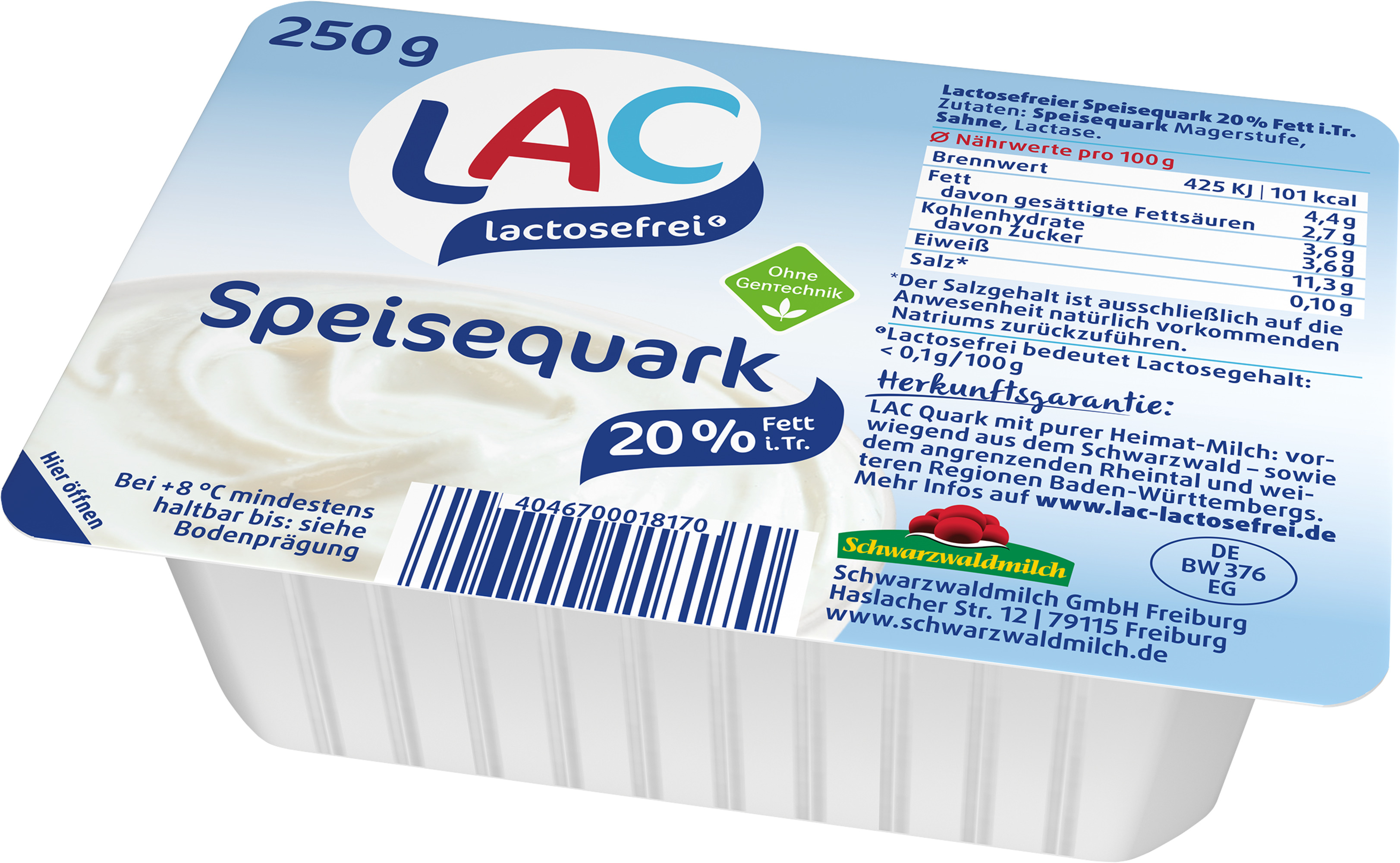 LAC Branza de vaci 20% fara lactoza