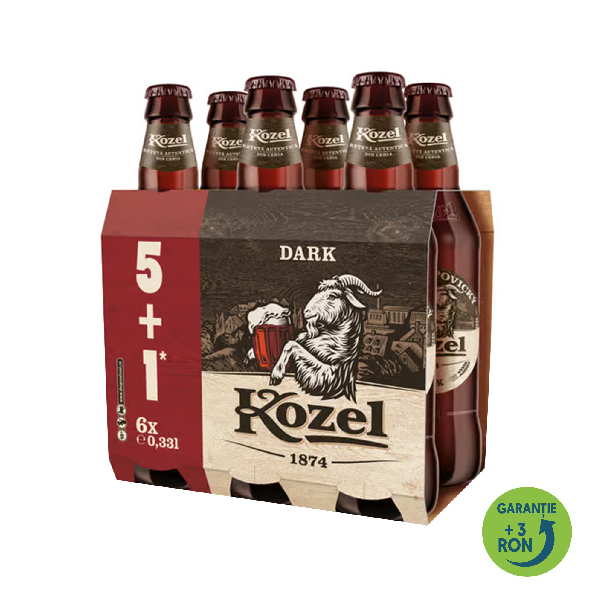 Kozel Dark Bere neagra sticla 5+1 pack