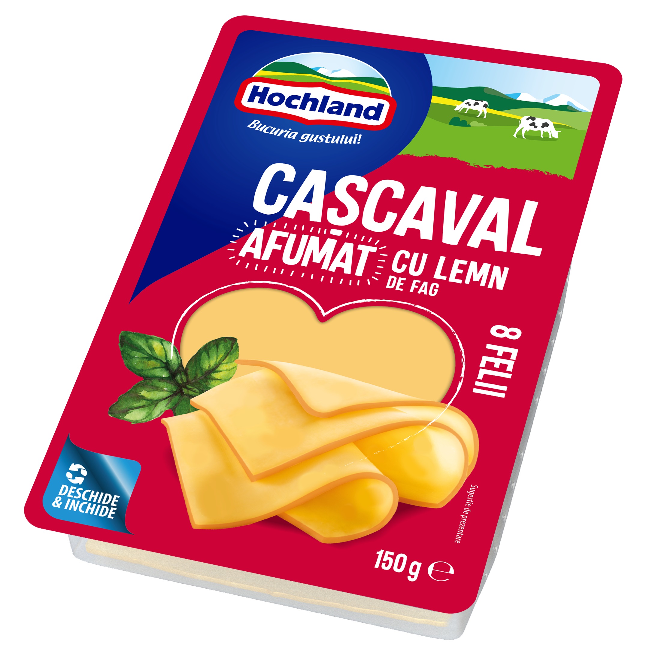 Hochland Cascaval felii afumat