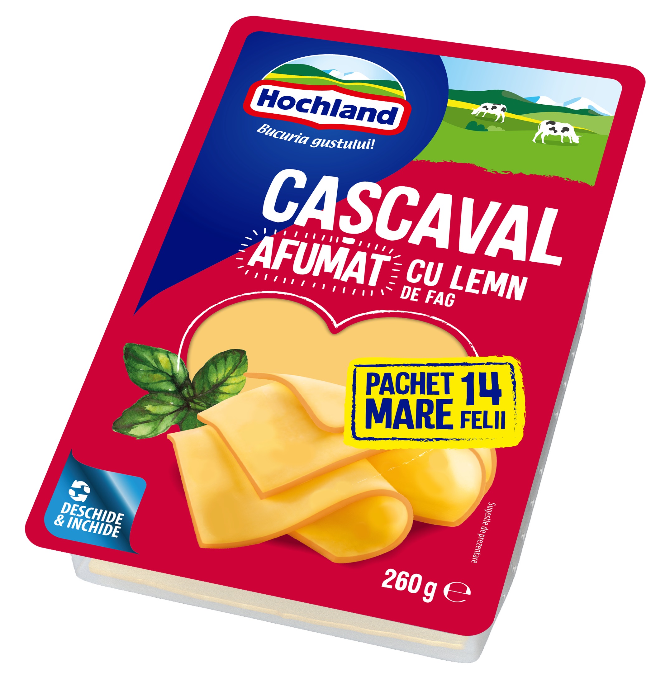 Hochland Cascaval felii afumat