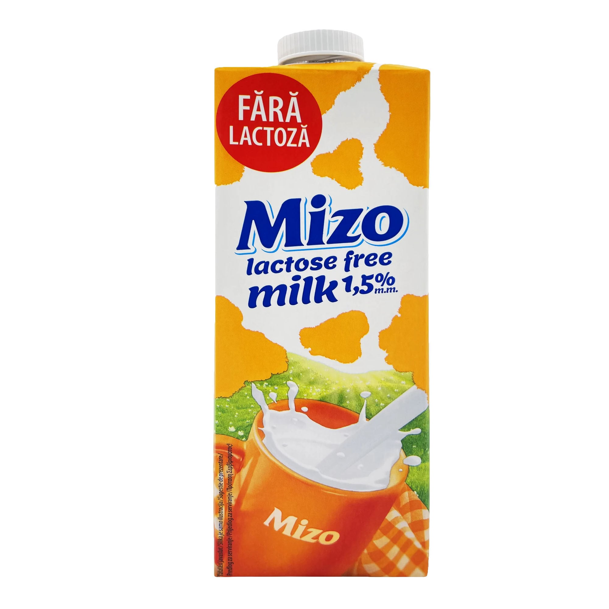 MIZO Lapte UHT fara lactoza 1.5%