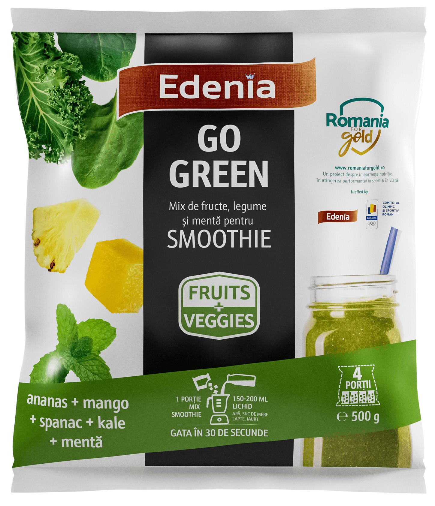 Edenia Go Green Mix pentru smoothie