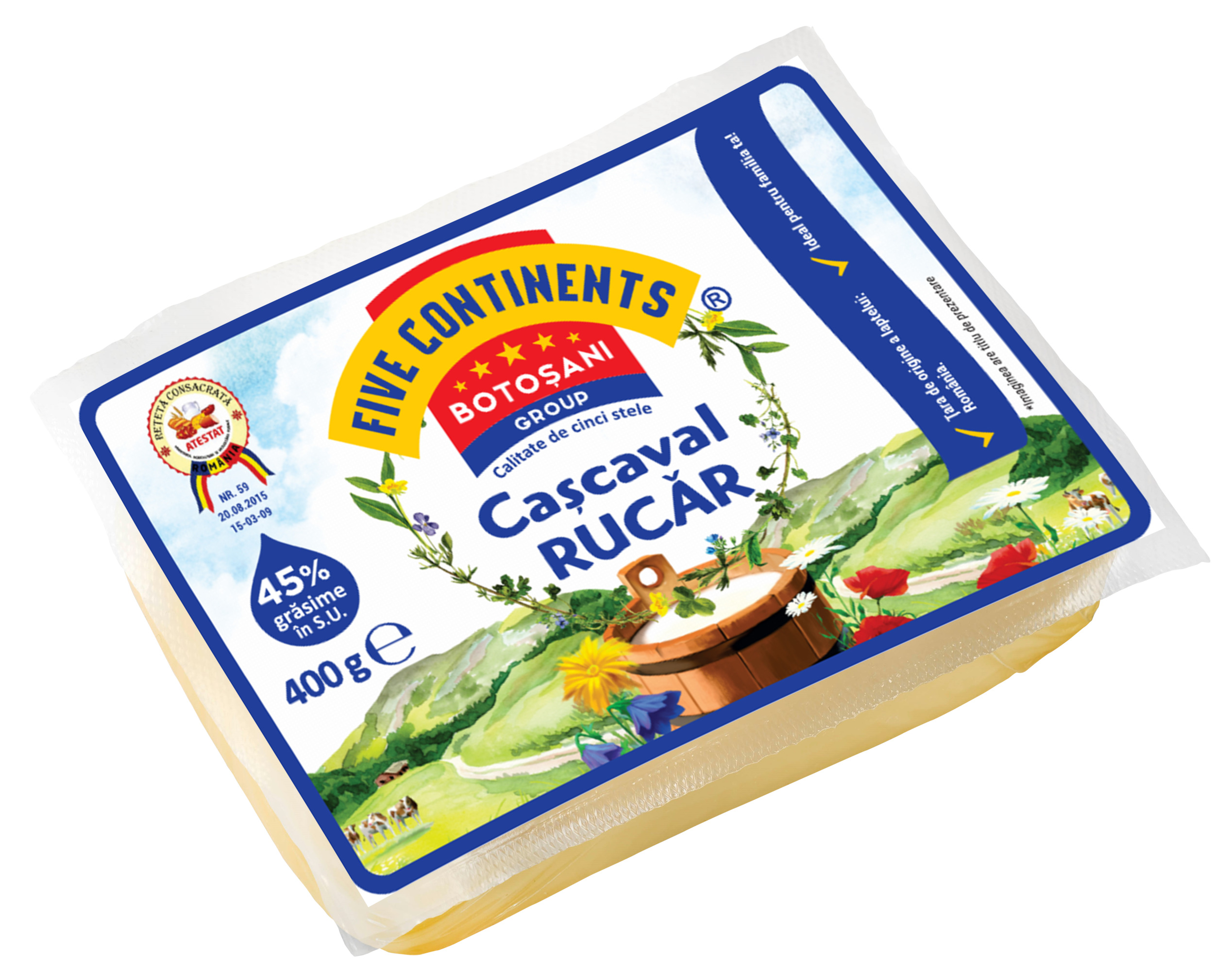 Five Continents Cascaval Rucar 45%