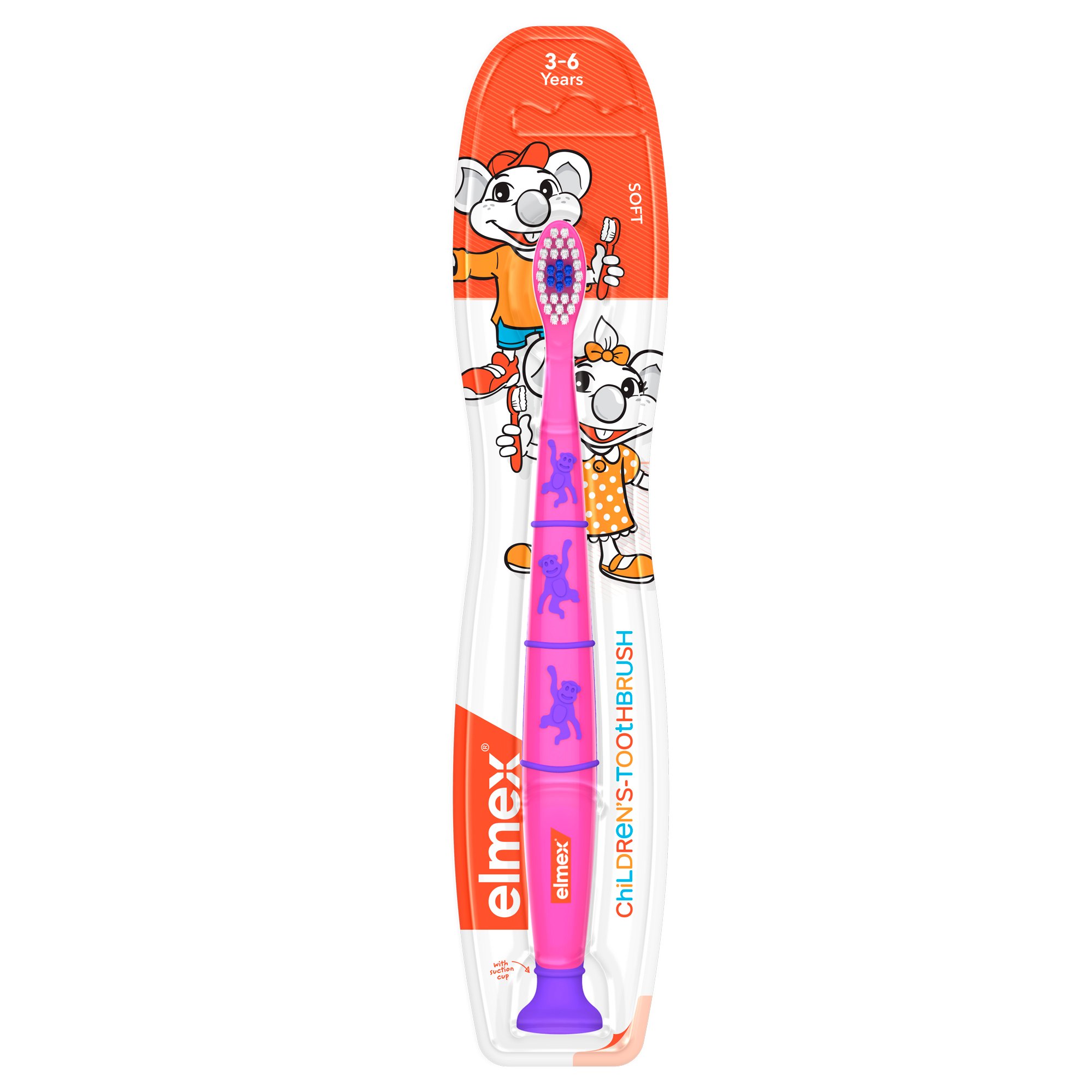 elmex Kids Periuta de dinti cu peri moi pentru copii varsta 3-6 ani