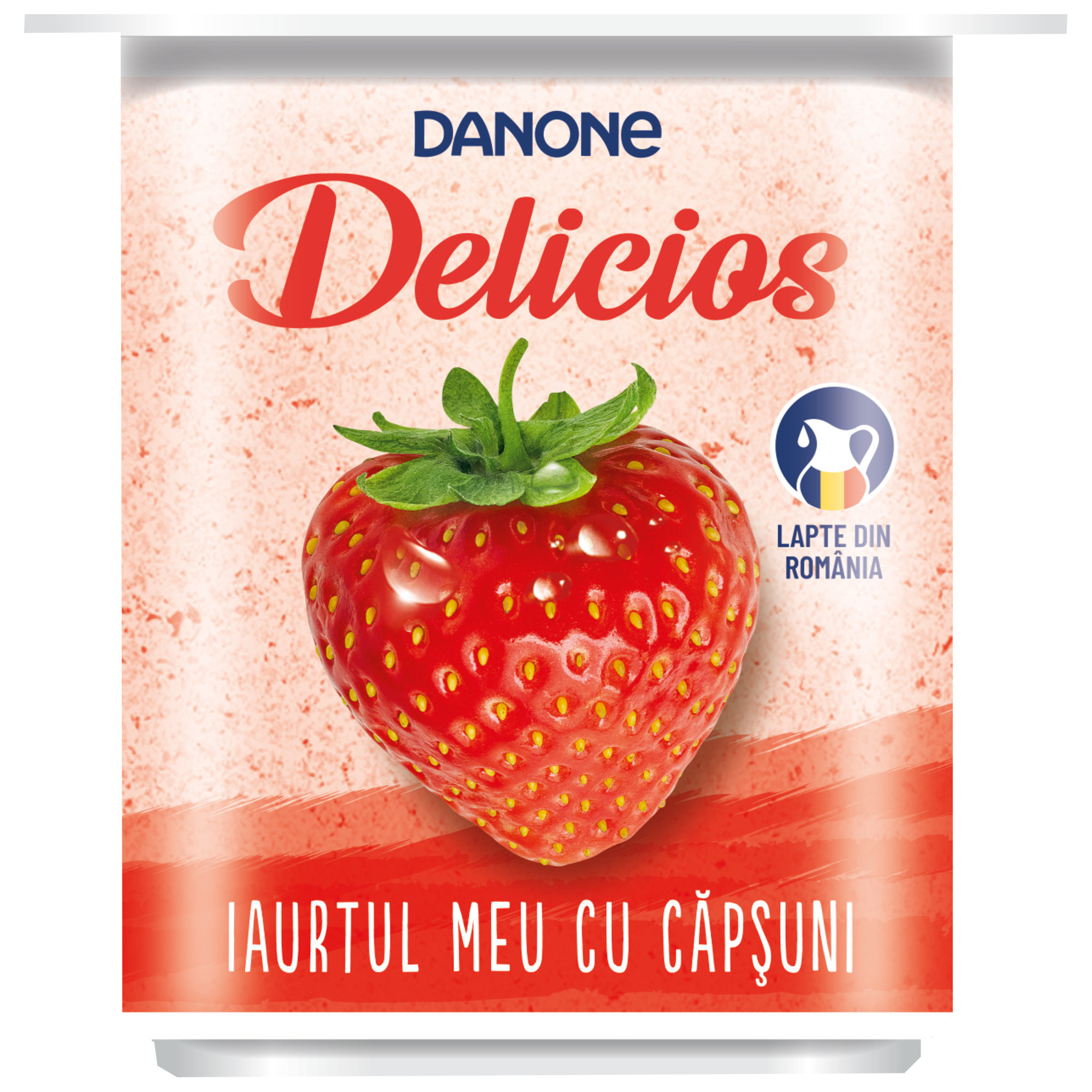 Danone Delicios iaurt cu capsuni