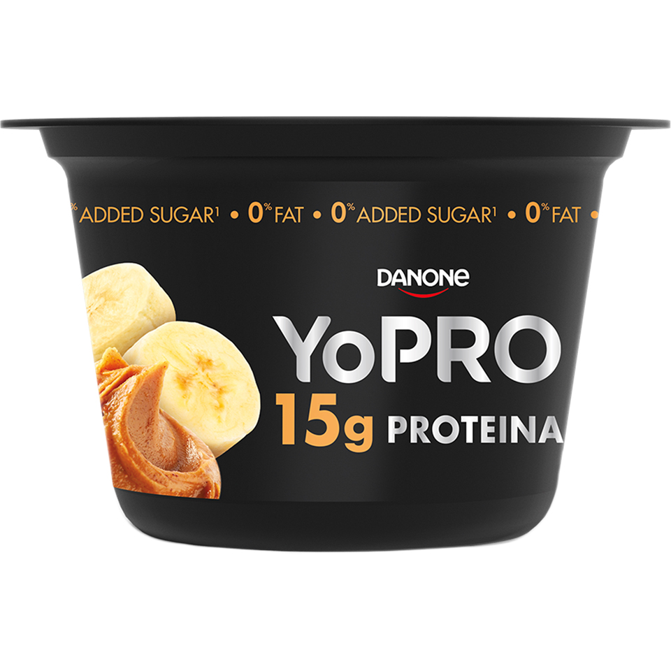 YoPRO Iaurt proteic cu unt de arahide si banane