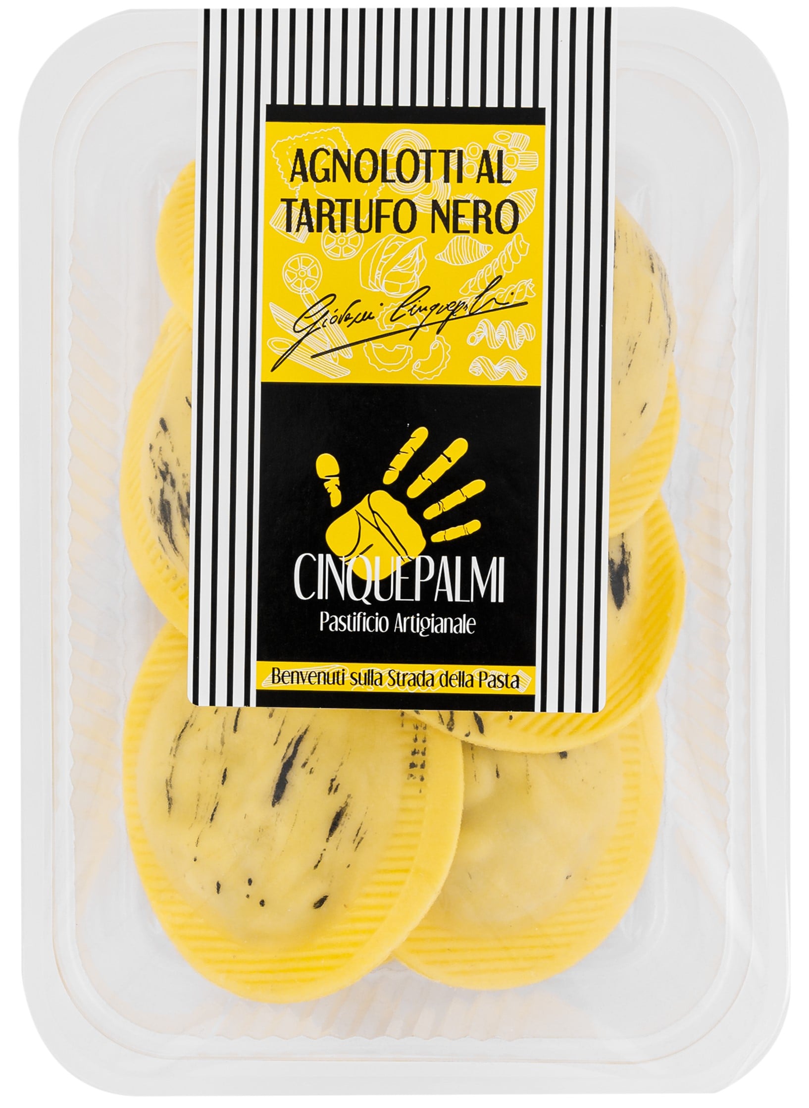 Cinquepalmi Agnolotti Striati Al Tartufo Nero E Grana Padano