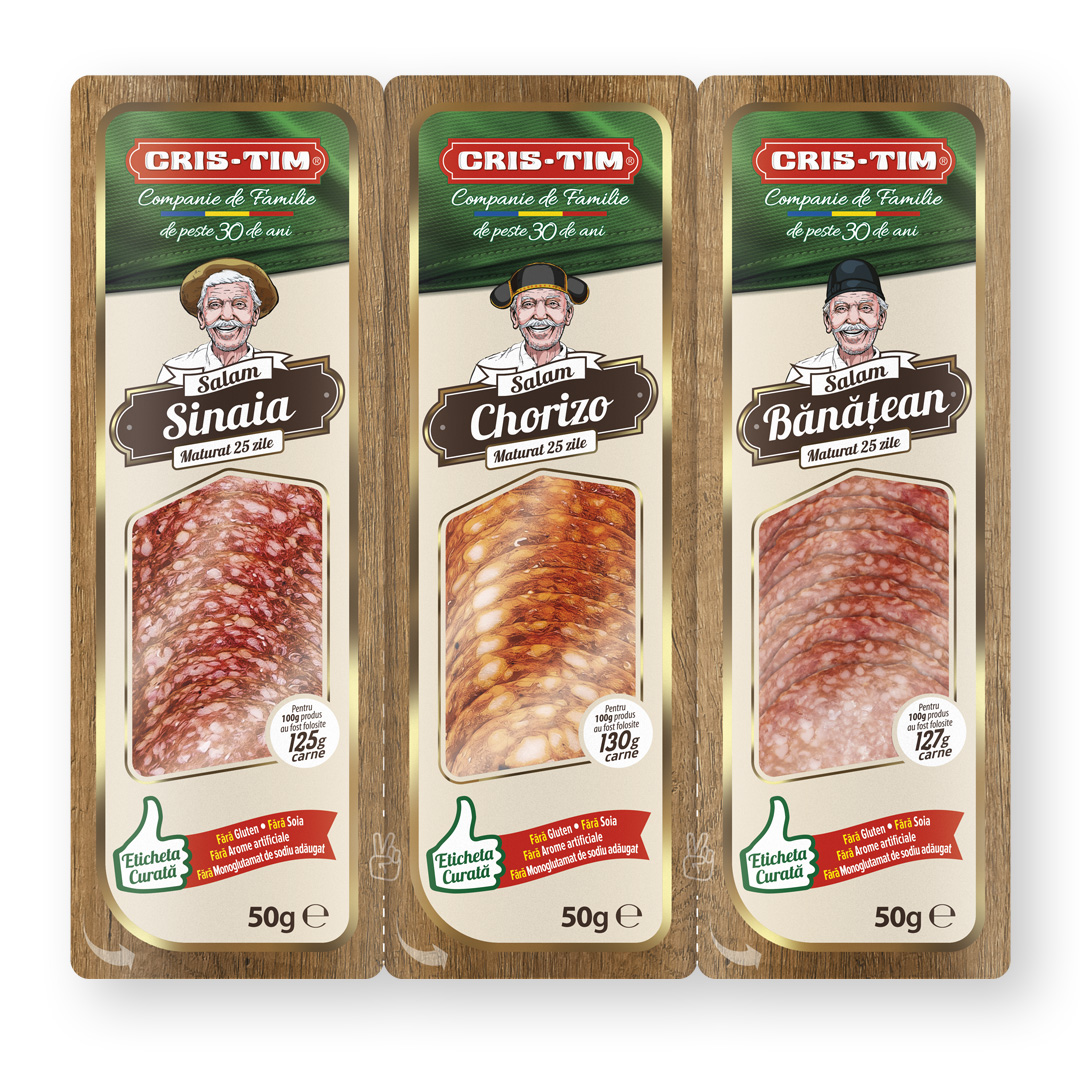 CRIS-TIM Trio-Pack:Sinaia,Chorizo,Banatean